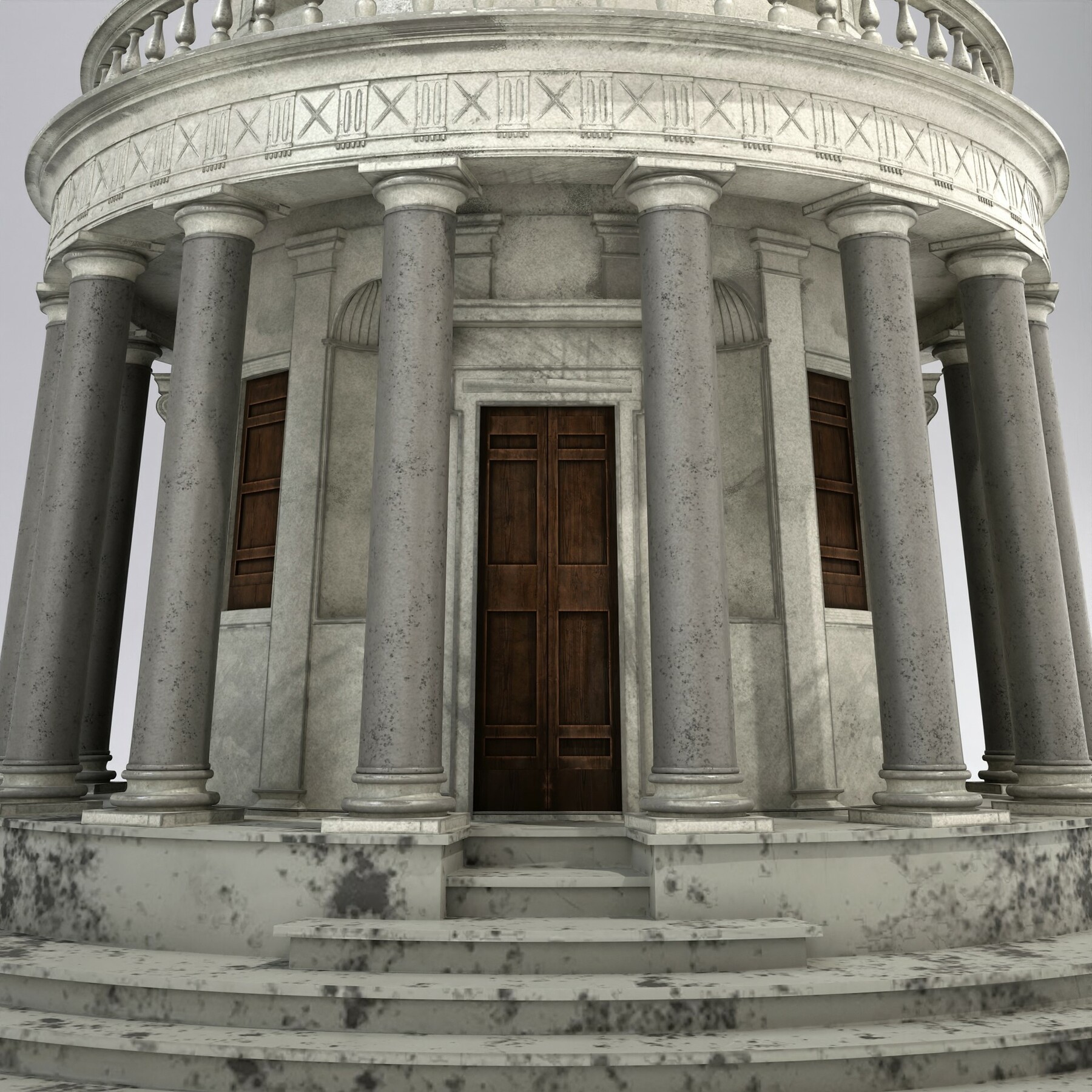 ArtStation - Roman temple - Tempietto del Bramante | Game Assets