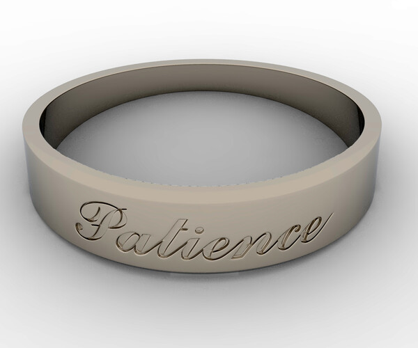 ArtStation - Patience Ring Female Platinum | Resources