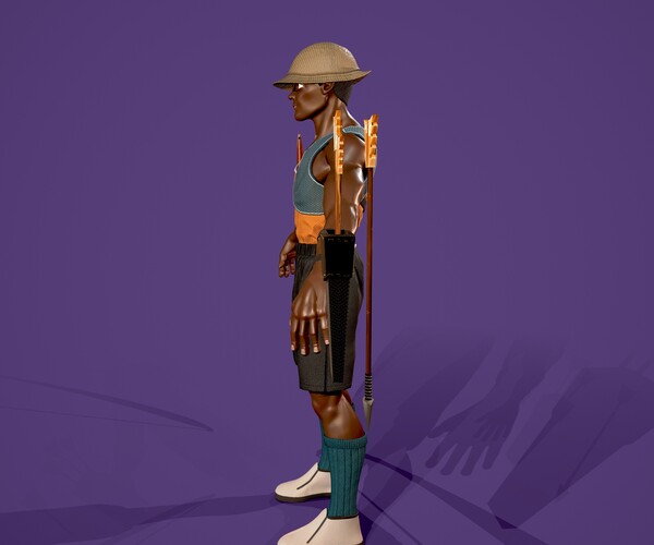 ArtStation - Archer | Game Assets