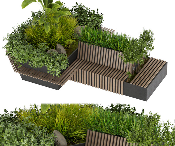 ArtStation - Collection plant vol 285 - Urban environment - outdoor ...