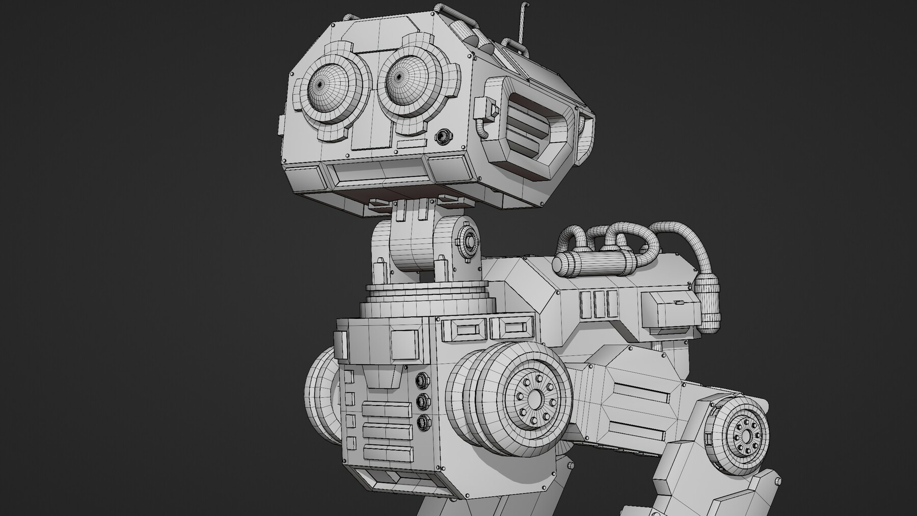 ArtStation - Sci-Fi Mech Robot - Rigged (Blender Eevee) | Resources
