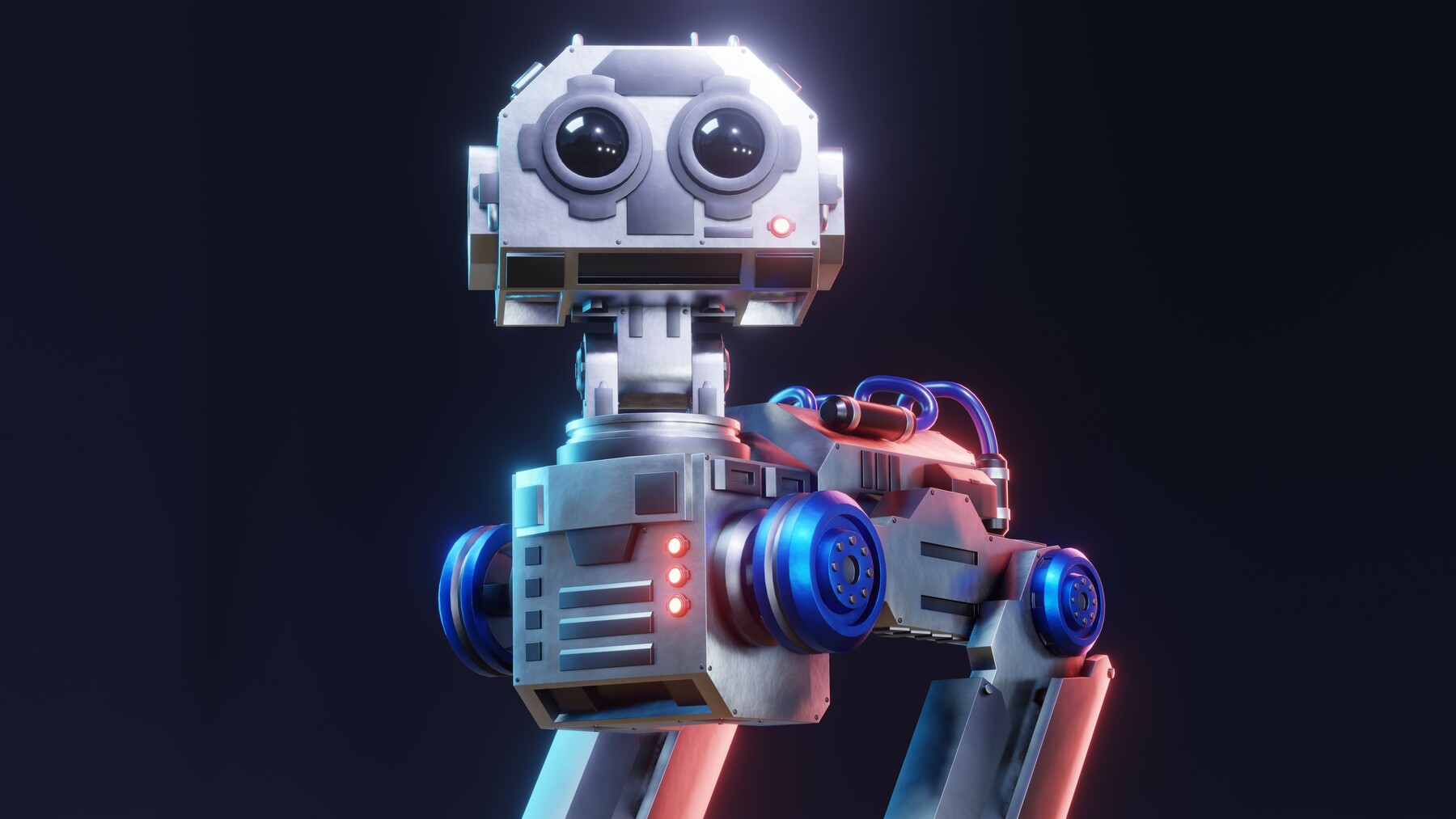 ArtStation - Sci-Fi Mech Robot - Rigged (Blender Eevee) | Resources