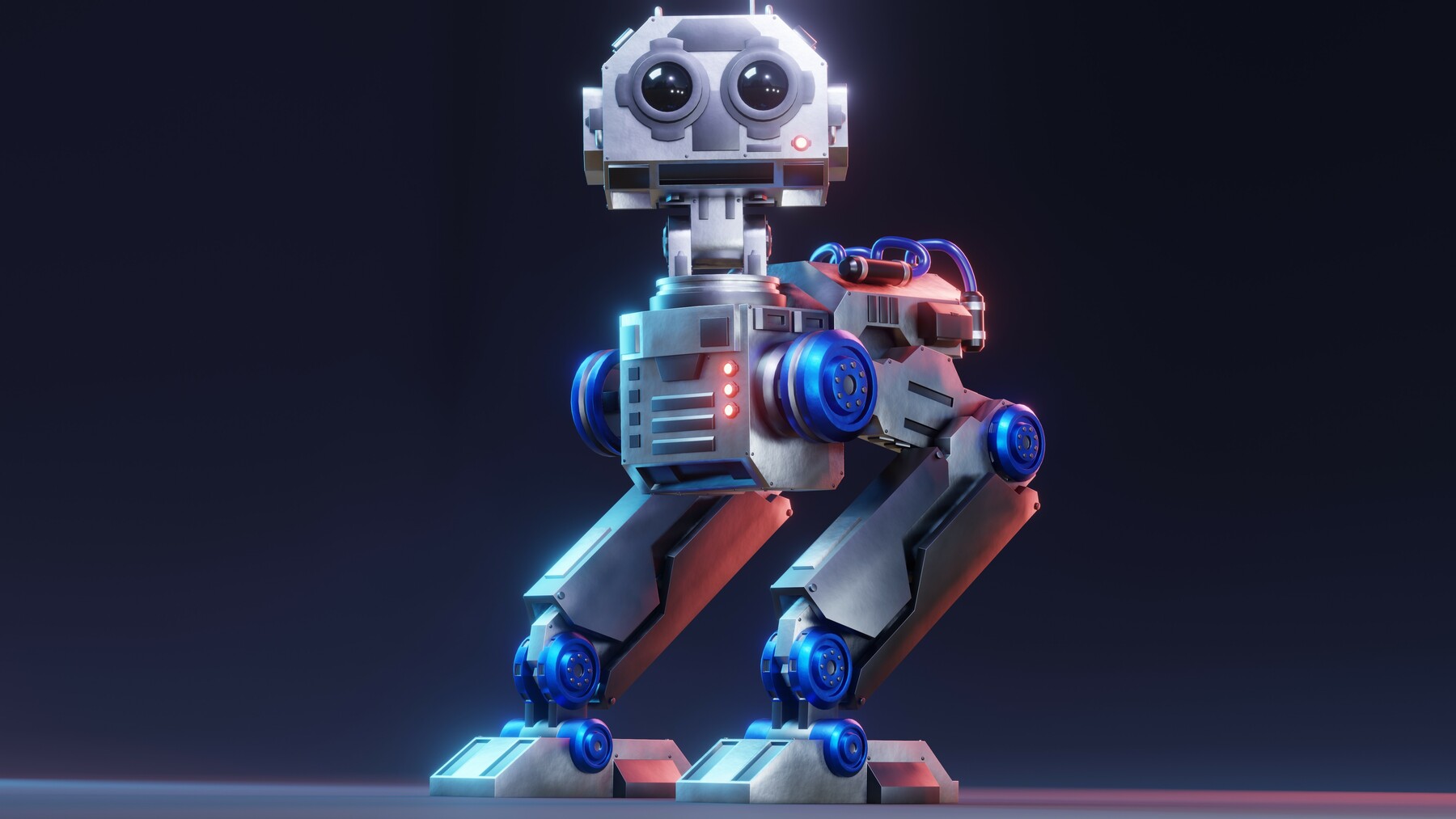 ArtStation - Sci-Fi Mech Robot - Rigged (Blender Eevee) | Resources