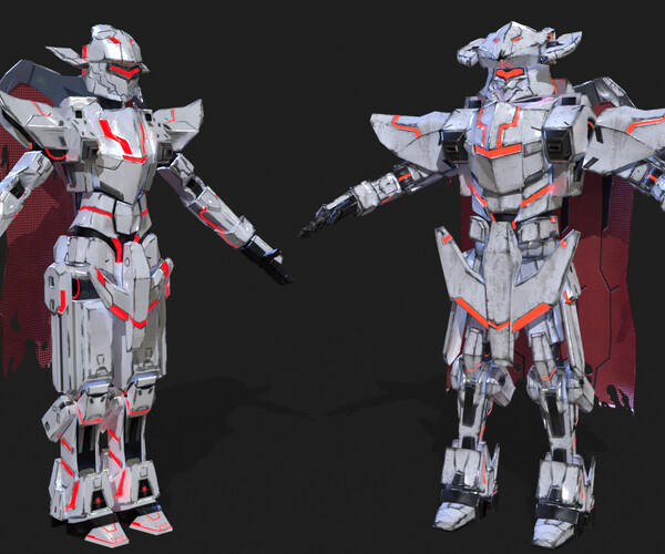 ArtStation - PSO 2 Soro Female And Soro Male | Game Assets