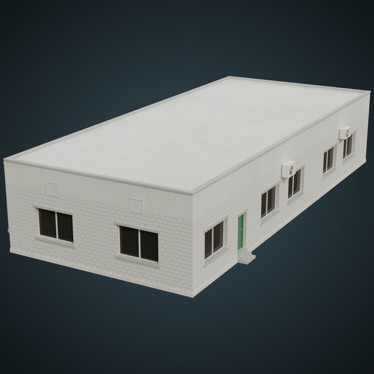 ArtStation - Industrial Building 3A | Game Assets