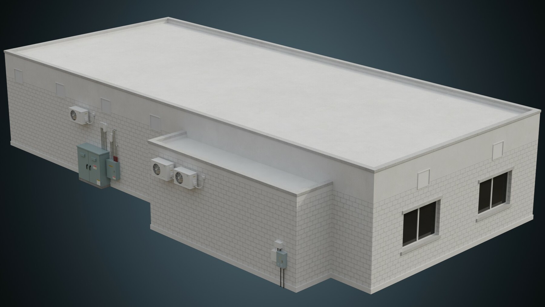 ArtStation - Industrial Building 3A | Game Assets