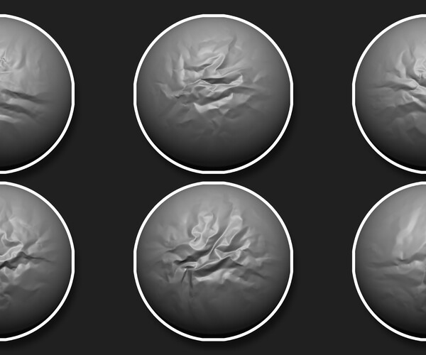 ArtStation - 50 Fabric Surface Imperfection Vol01 | Brushes
