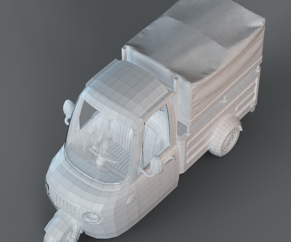 ArtStation - Cartoon Three Wheeler | Resources