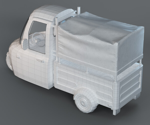 ArtStation - Cartoon Three Wheeler | Resources