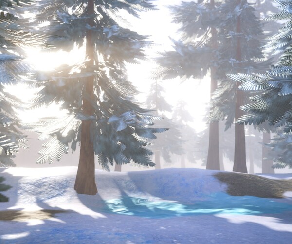 ArtStation - Stylized Pine Trees [Roblox] | Game Assets