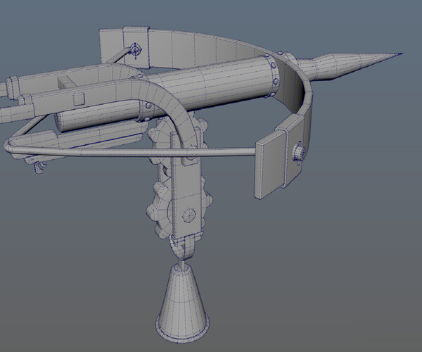 ArtStation - Medieval harpoon weapon PBR low-poly game ready 3D model ...