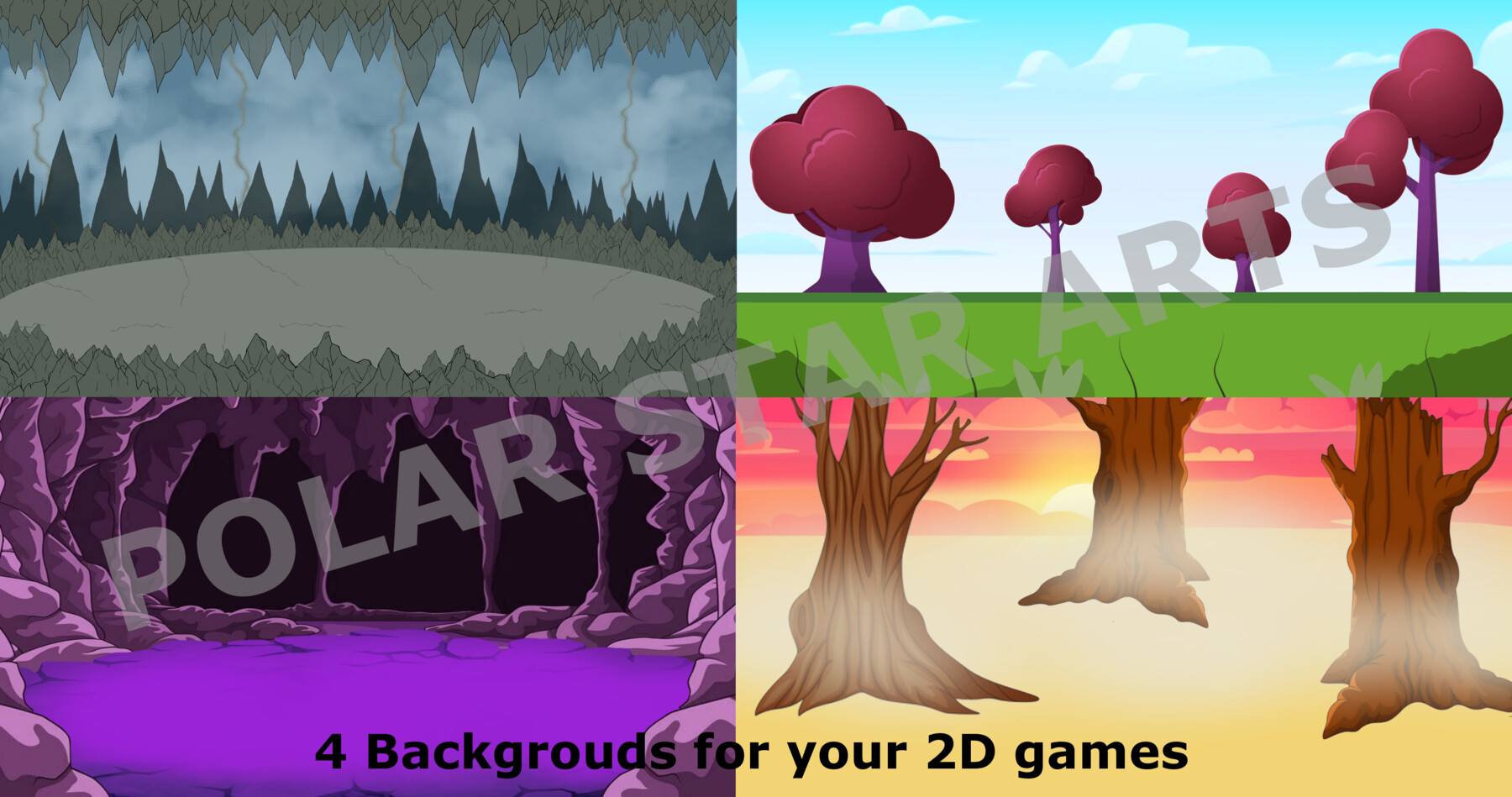 ArtStation - 2D Backgrounds | Game Assets