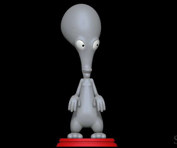 ArtStation - Roger - American Dad 3D print model | Resources