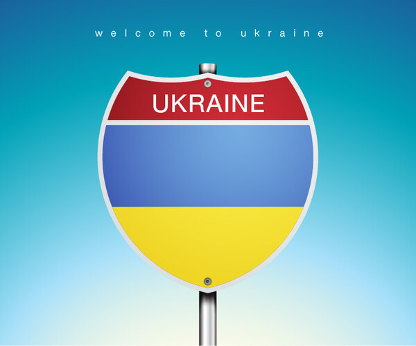 ArtStation - 20 ICON The City Label and Map of UKRAINE In American ...