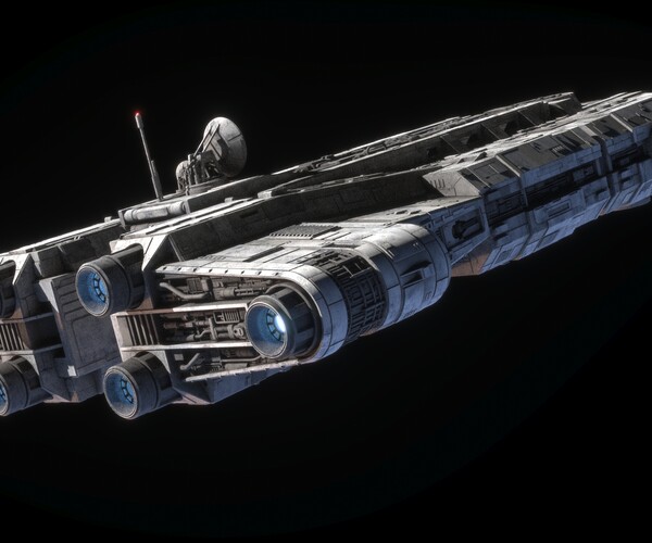 ArtStation - Roken's rebel ship - Star Wars Kenobi | Resources