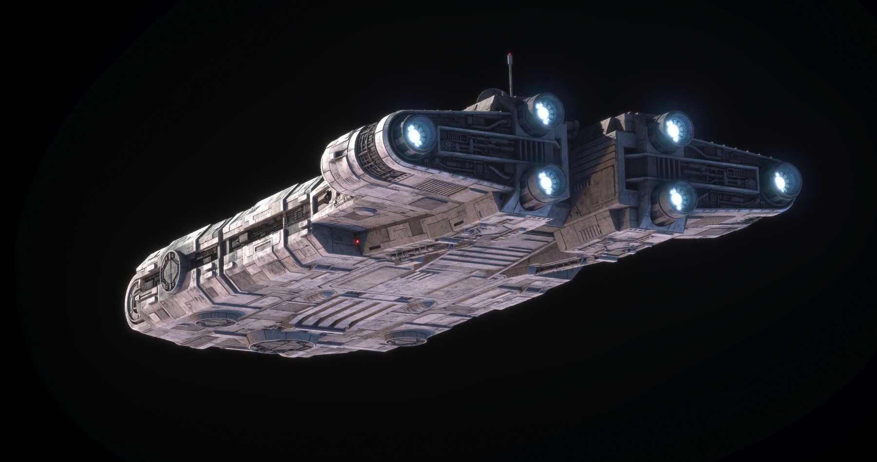 ArtStation - Roken's rebel ship - Star Wars Kenobi | Resources