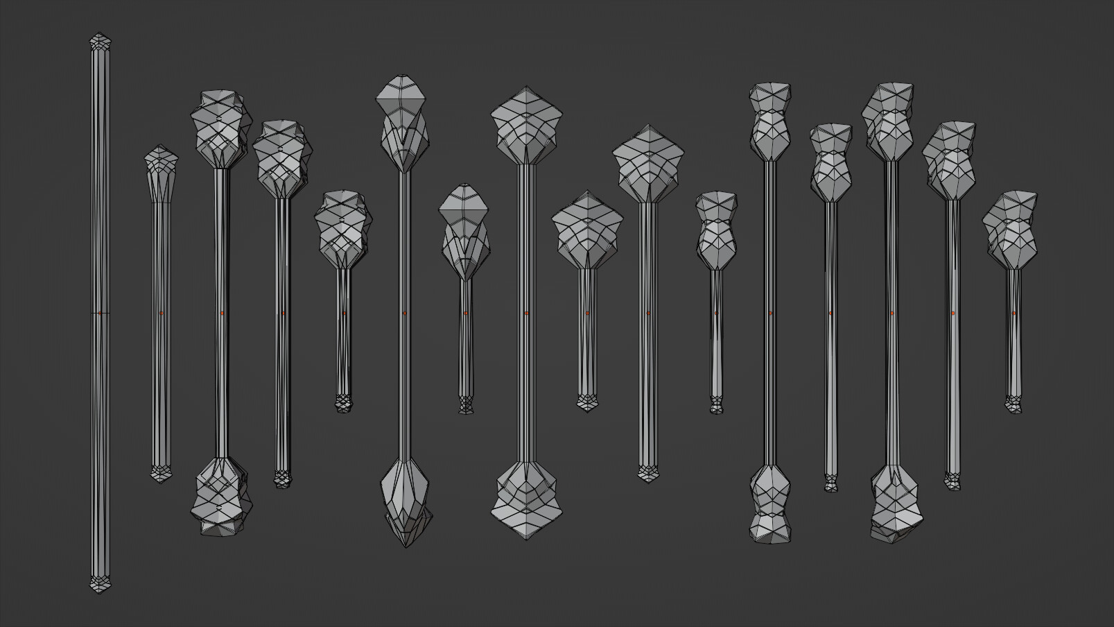 ArtStation - Futuristic Cubic Hammers | Resources