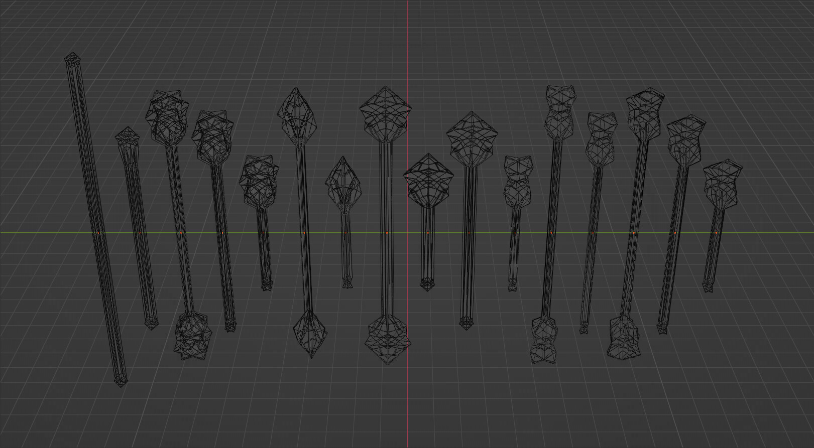 ArtStation - Futuristic Cubic Hammers | Resources