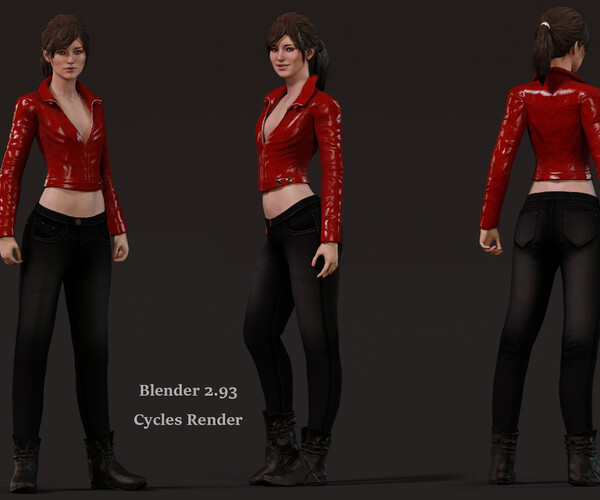ArtStation - FemaleBase With Outfit | Game Assets