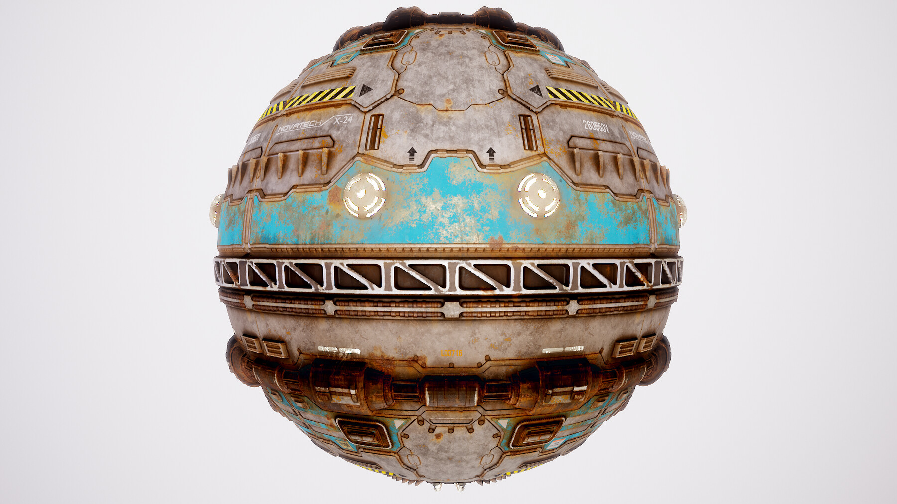 ArtStation - PBR Sci-Fi Texture Pack 01 | Game Assets