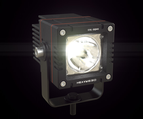 ArtStation - External LED work light SQM1 | Resources