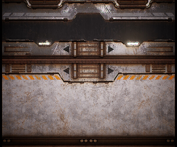 ArtStation - PBR Sci-Fi Texture Pack 02 | Game Assets