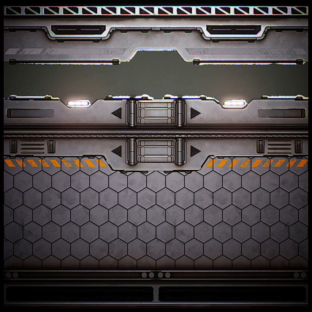 ArtStation - PBR Sci-Fi Texture Pack 02 | Game Assets