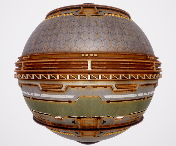 ArtStation - PBR Sci-Fi Texture Pack 02 | Game Assets