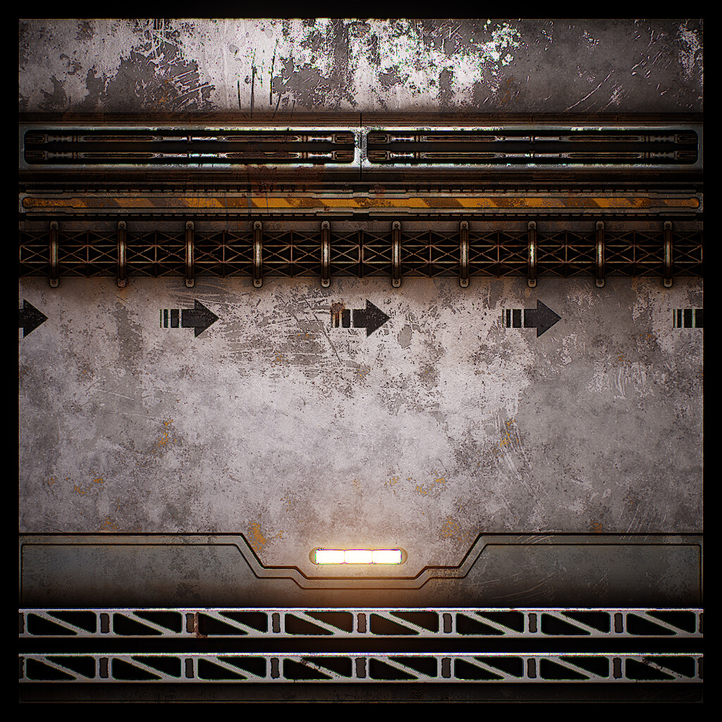 ArtStation - PBR Sci-Fi Texture Pack 07 | Game Assets