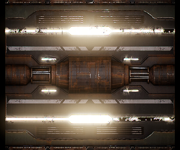 ArtStation - PBR Sci-Fi Texture Pack 10 | Game Assets