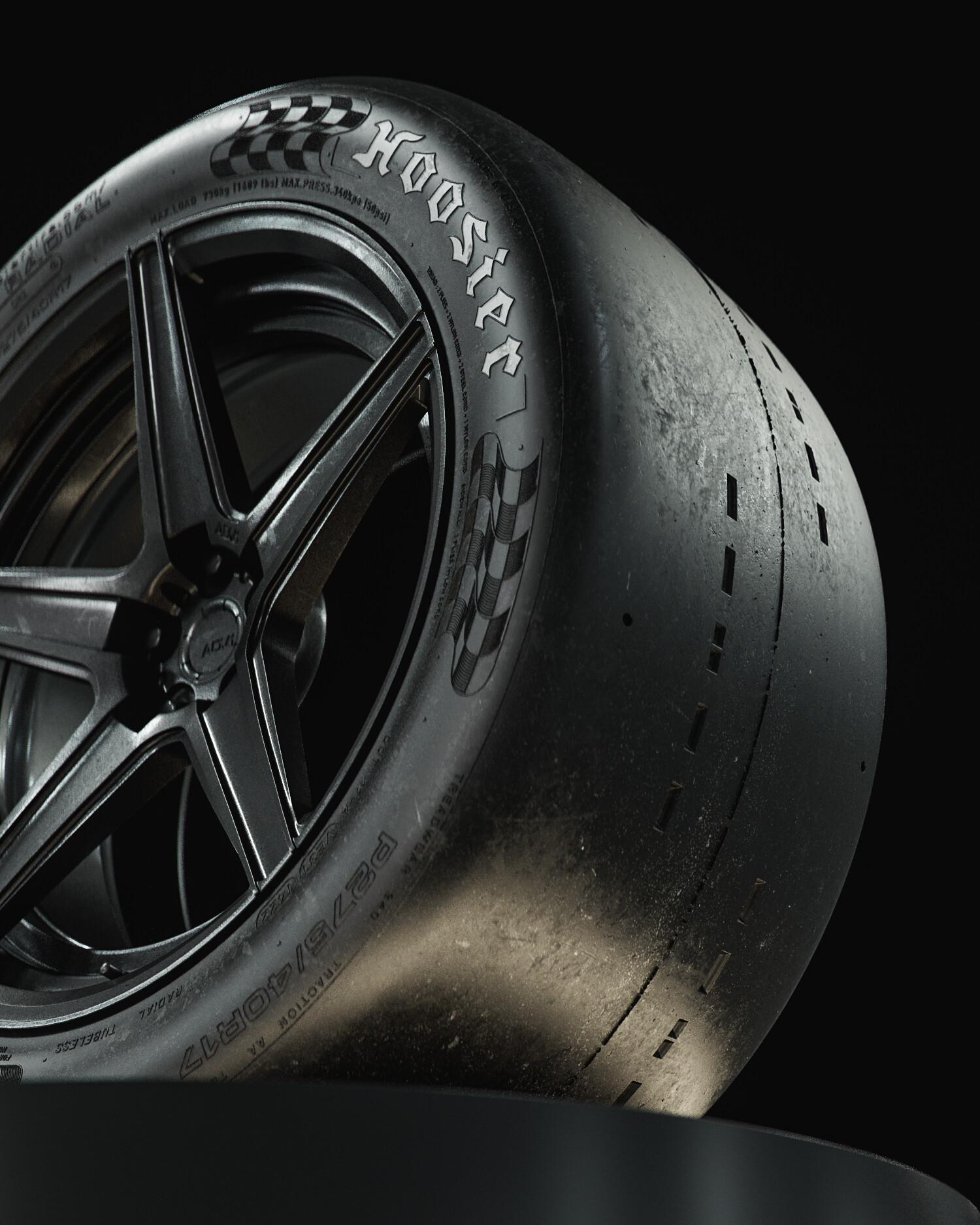 ArtStation - Hoosier Drag Race DR2 • 275/40 R17 (Real World Details) V2 ...