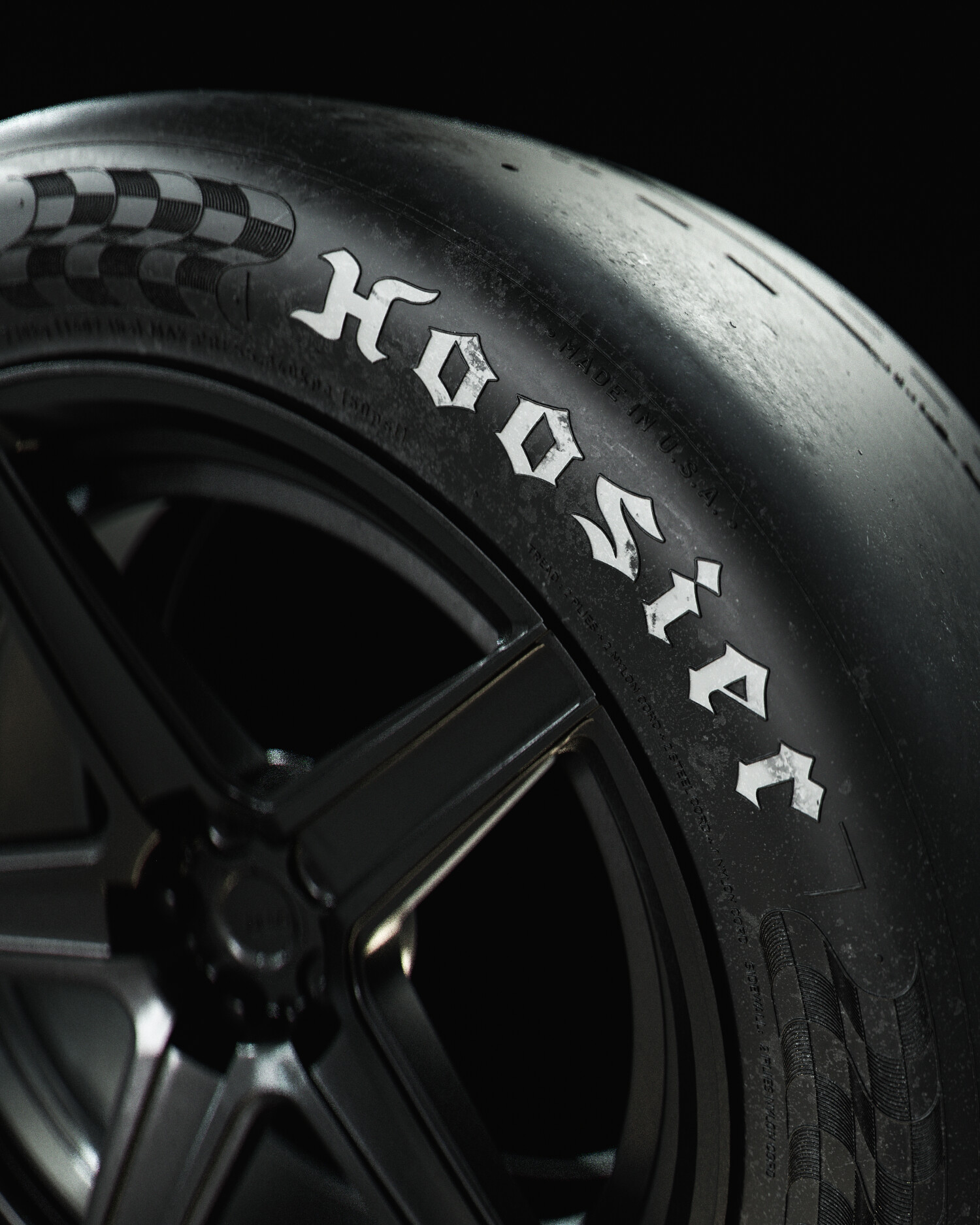 ArtStation - Hoosier Drag Race DR2 • 275/40 R17 (Real World Details) V2 ...