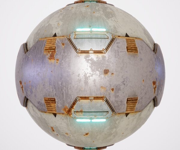 ArtStation - PBR Sci-Fi Texture Pack 11 | Game Assets