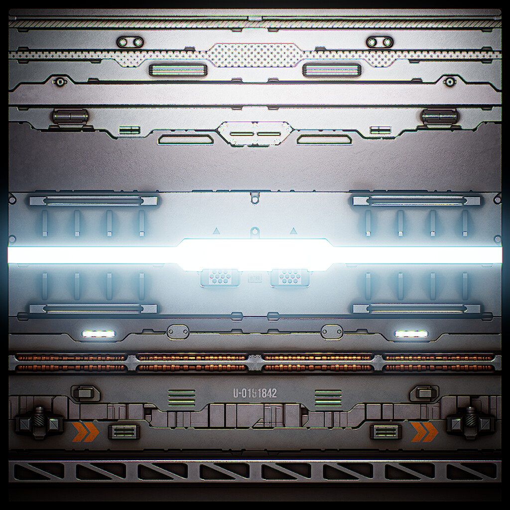 ArtStation - PBR Sci-Fi Texture Pack 16 | Game Assets