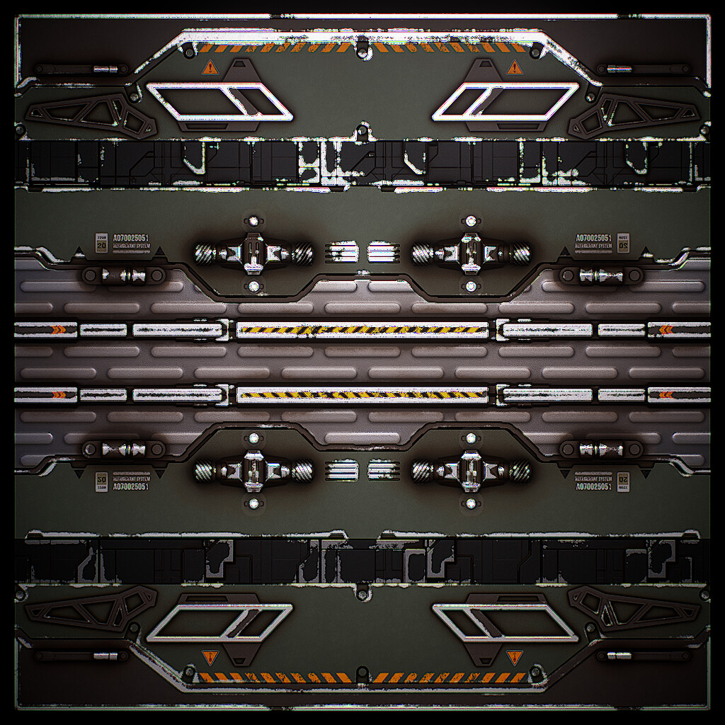 ArtStation - PBR Sci-Fi Texture Pack 17 | Game Assets