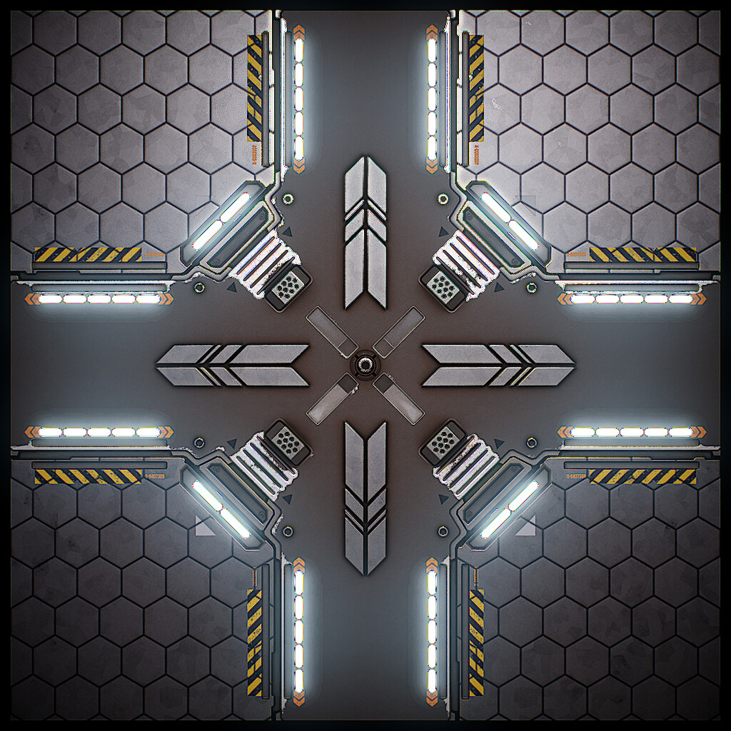 Futuristic Floor Texture