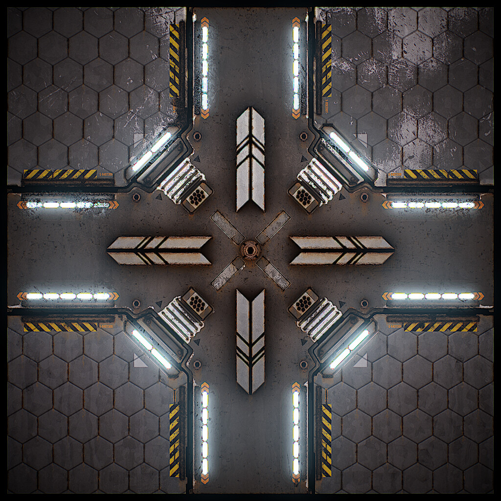 ArtStation - PBR Sci-Fi Texture Pack 18 | Game Assets