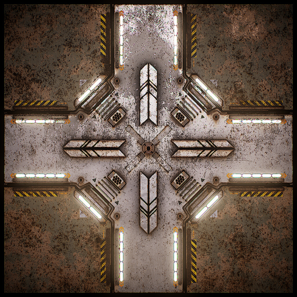 ArtStation - PBR Sci-Fi Texture Pack 18 | Game Assets