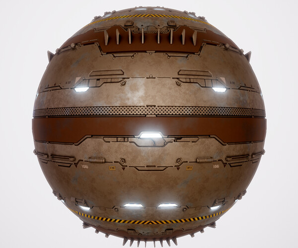 ArtStation - PBR Sci-Fi Texture Pack 19 | Game Assets
