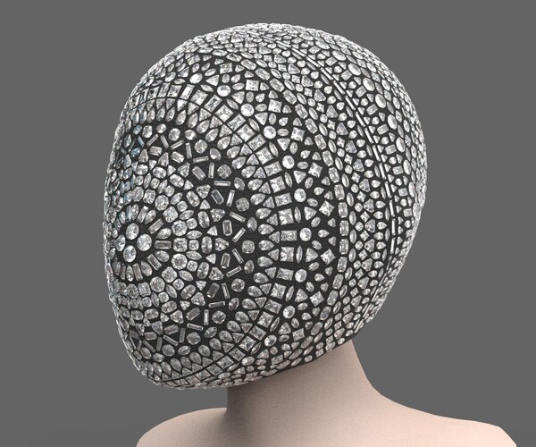 ArtStation - Diamond Hood Mask Margiela style | Game Assets