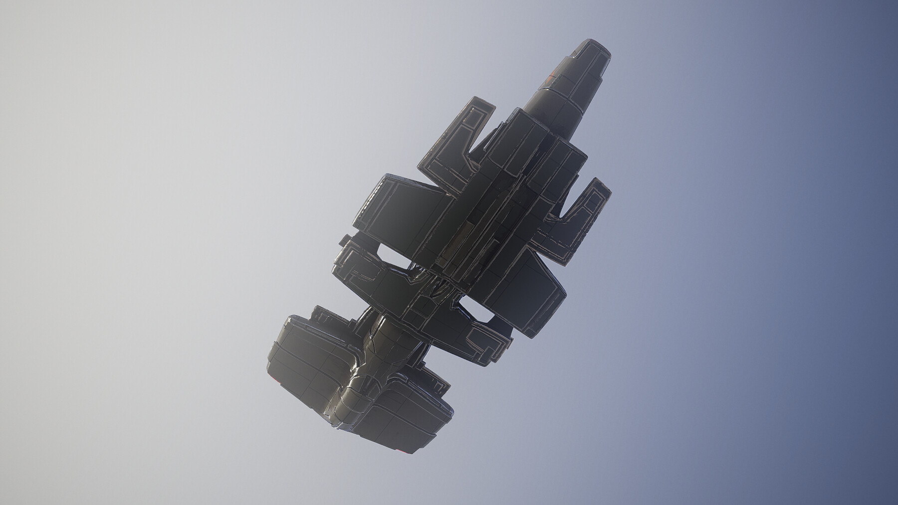 ArtStation - PBR Deep Space Freighter Aurora | Game Assets