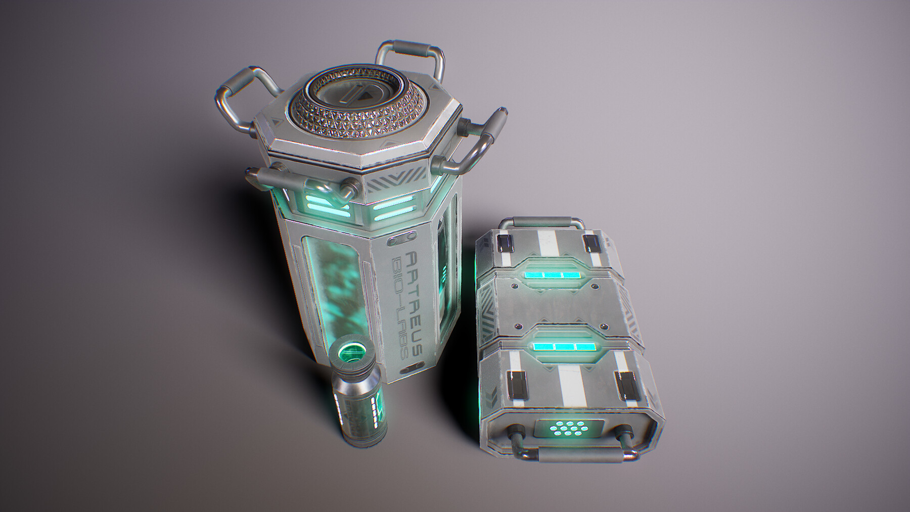 ArtStation - PBR Sci-Fi Lab Props Mini Collection | Game Assets