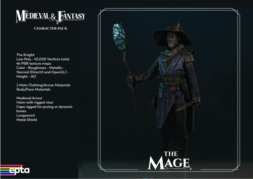 ArtStation - The Mage | Game Assets