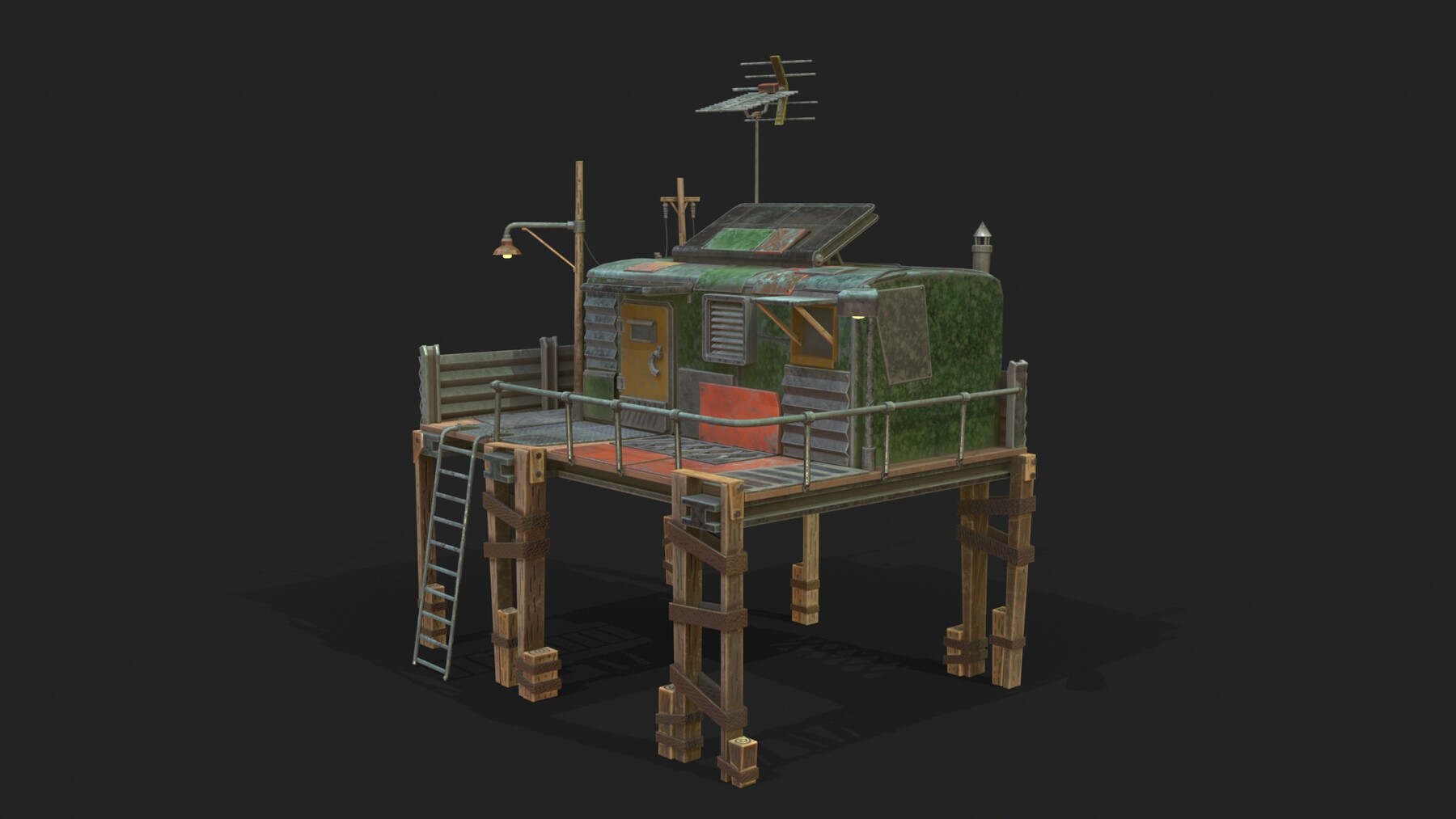 ArtStation - Metal Shack | Game Assets