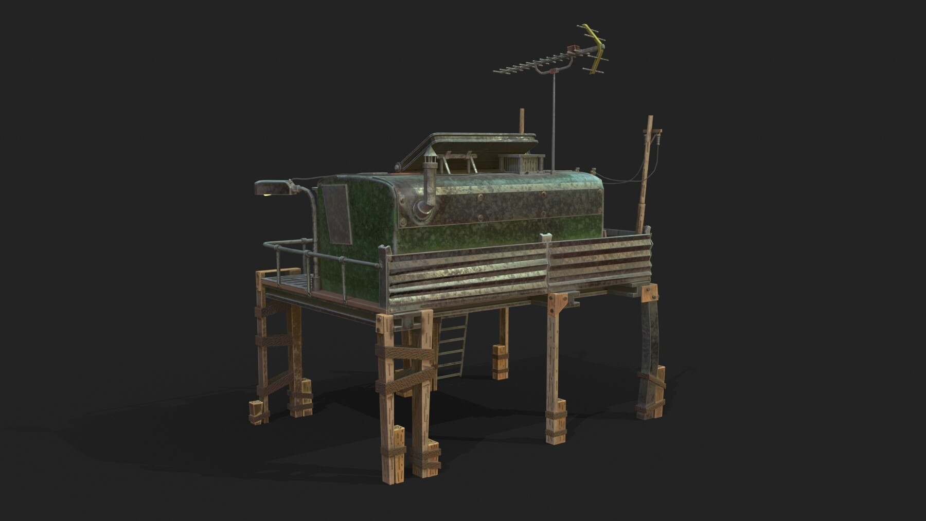 ArtStation - Metal Shack | Game Assets