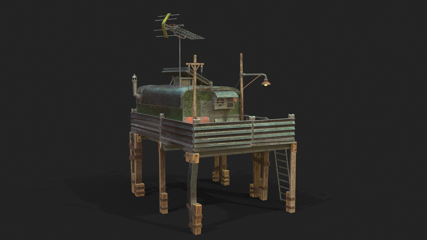 ArtStation - Metal Shack | Game Assets