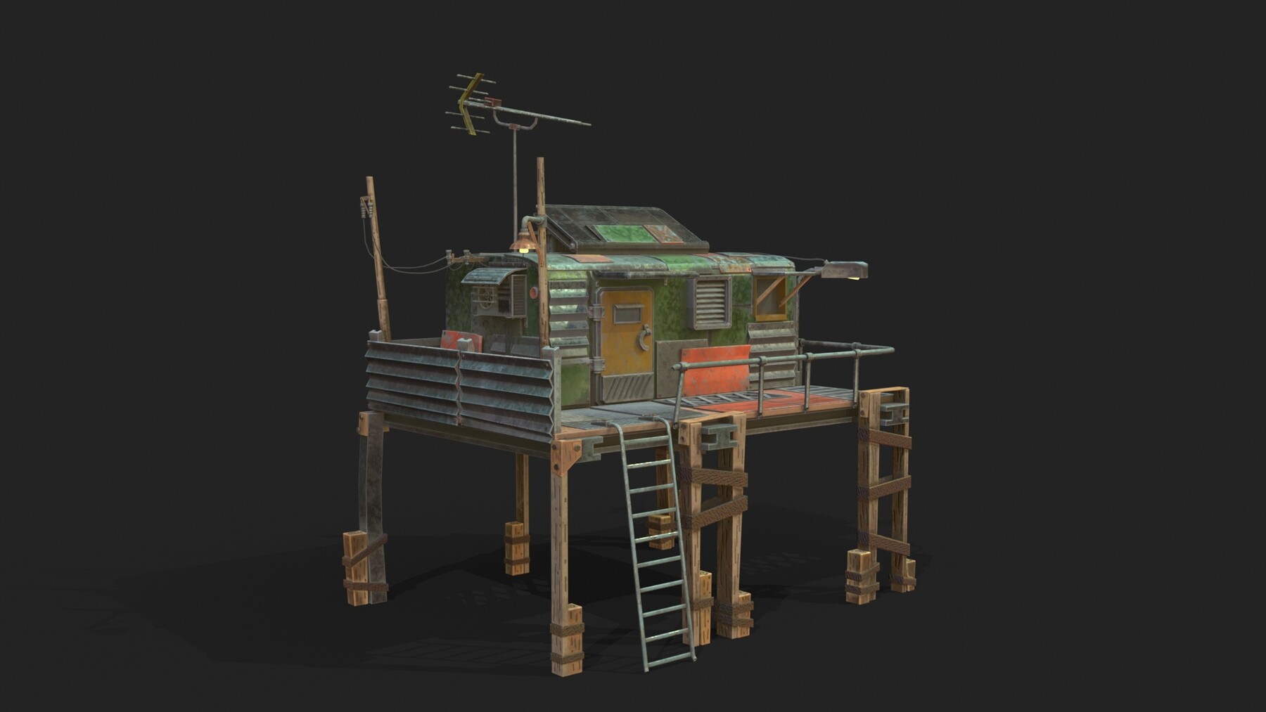 ArtStation - Metal Shack | Game Assets