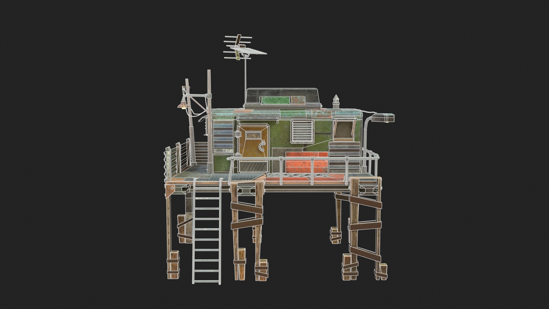 ArtStation - Metal Shack | Game Assets
