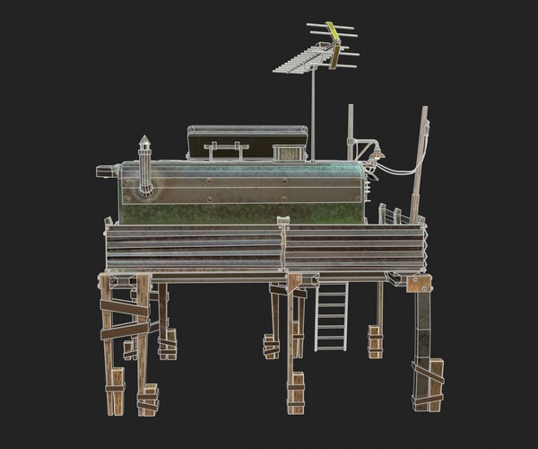 ArtStation - Metal Shack | Game Assets