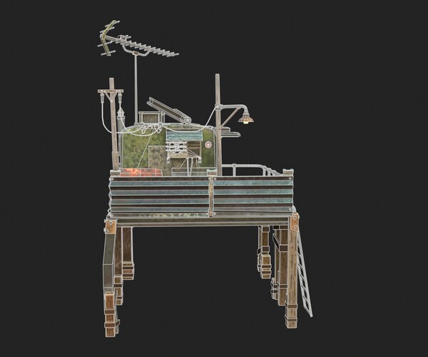 ArtStation - Metal Shack | Game Assets